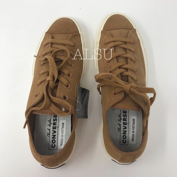 Converse | Shoes | Converse Chuck 7 Ox Suede Burnt Caramel W Authent ...